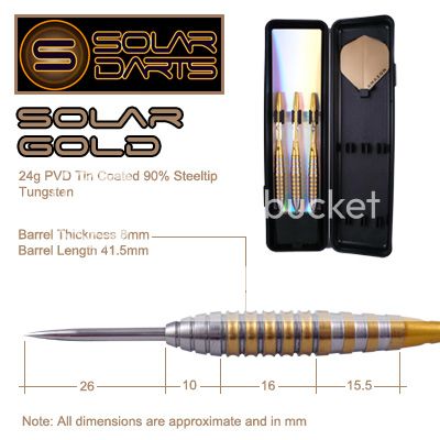 Solar Darts Gold Limited Edition 24g Review | PDC Darts 180