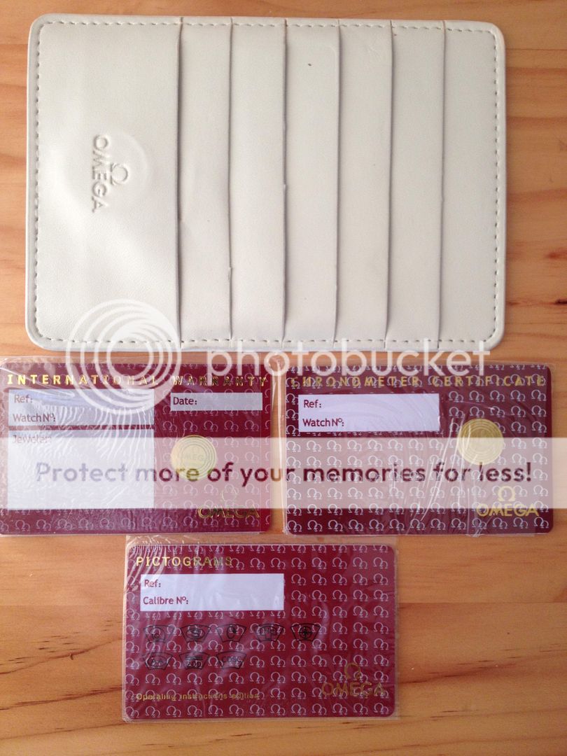 OMEGA CARDS - FULL SET - BLANK!! with Folder! Hard to find ...