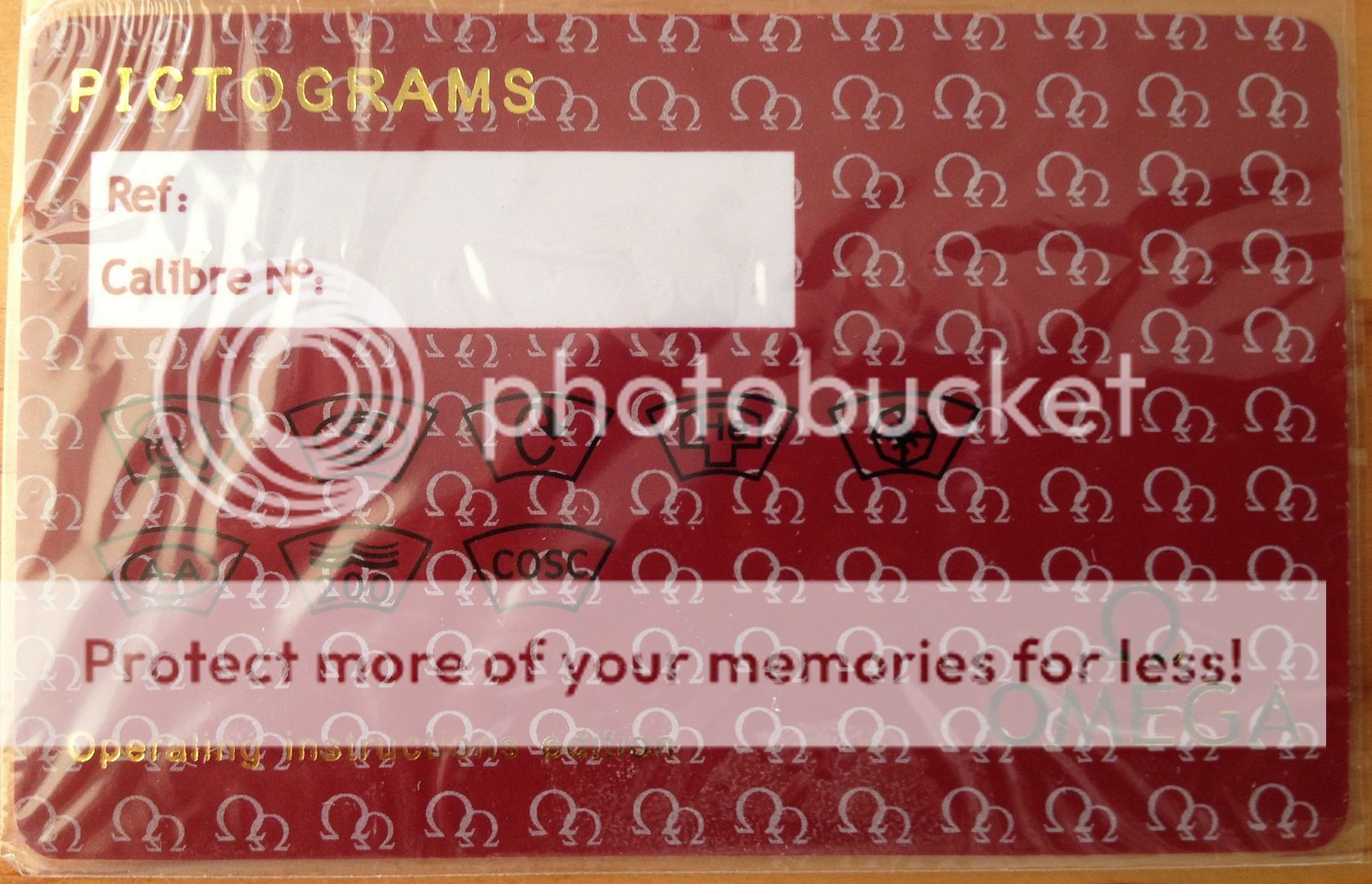 OMEGA CARDS - FULL SET - BLANK!! with Folder! Hard to find ...