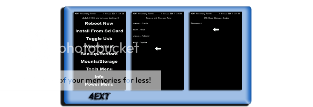[4EXT] Recovery Touch theme's by napster113 updated 10-Jun | XDA Forums